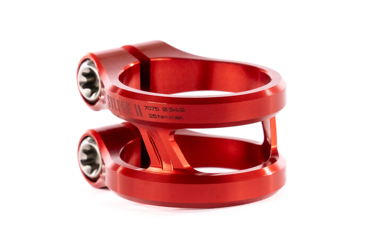 Collarino Ethic DTC Sylphe V2 Rosso Diametro 34.9 mm