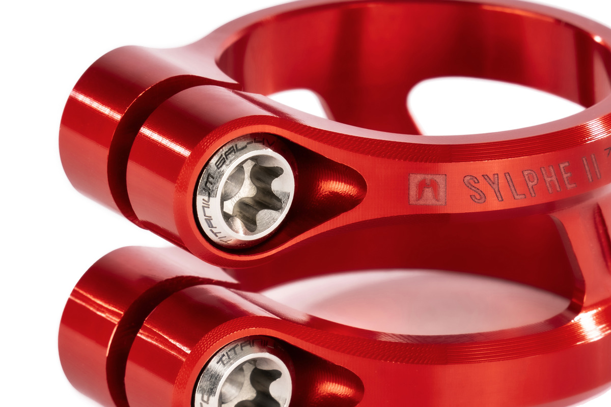 Collarino Ethic DTC Sylphe V2 Rosso Diametro 34.9 mm