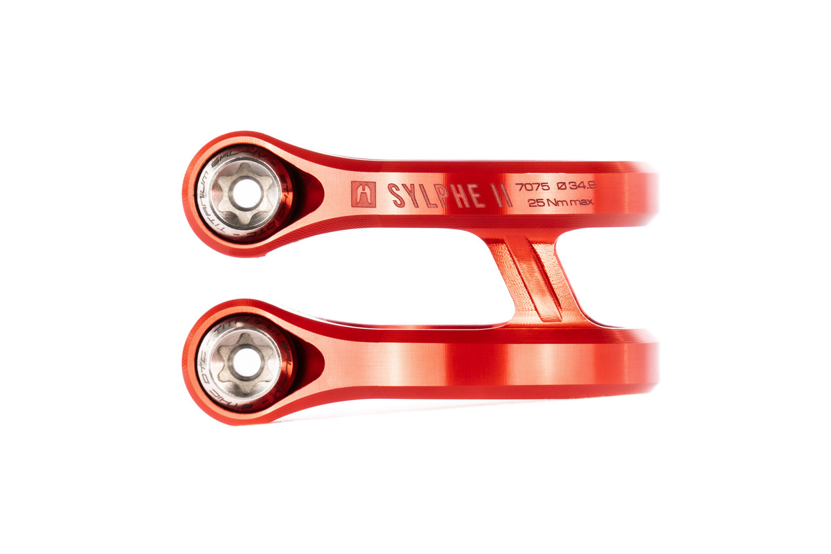 Collarino Ethic DTC Sylphe V2 Rosso Diametro 34.9 mm